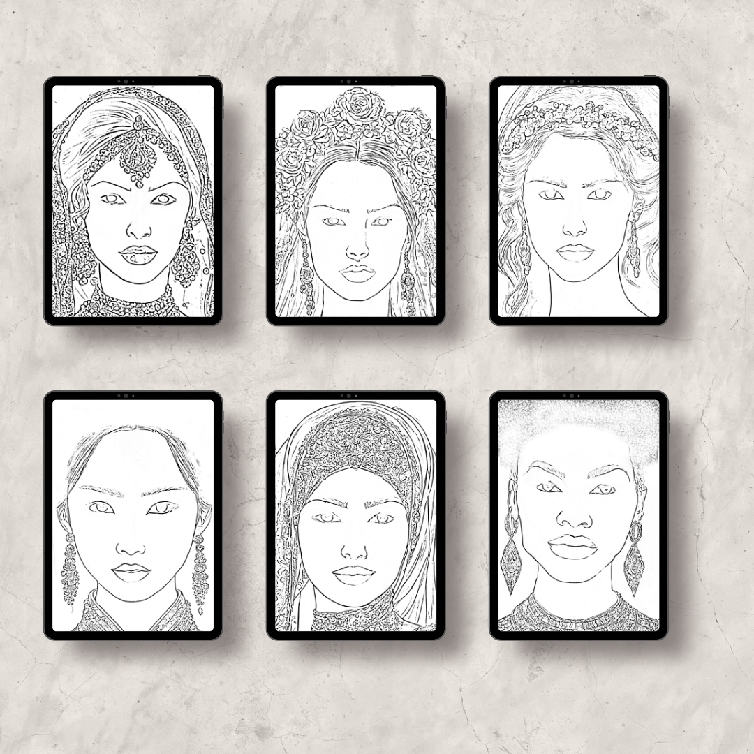 Face Charts - Ola'la Make Up Art